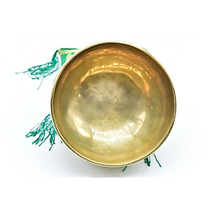 5.5" Tibetan Singing Bowl ~ Handmade ~ Superb Chakra Bowl for Meditation, Yoga,Healing, Mindfulness, Relaxation ~ Cushion & Mallet Included