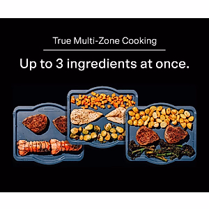 Brava Glass: 10-in-1 Touchscreen Countertop Smart Oven, Glass Door, Wireless Thermometer, Air Fryer, 6-Slice Toaster, Slow Cooker, Reheater, Dehydrator, Rice Cooker, Auto-Shut Off, 1800W