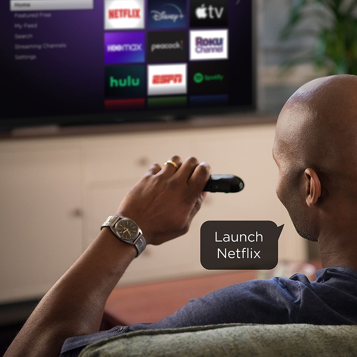 Roku Voice Remote (Official) for Roku Players, Roku TVs and Roku Audio