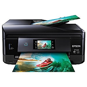 Epson Expression Premium XP-820 Wireless Color Photo Printer with Scanner, Copier and Fax