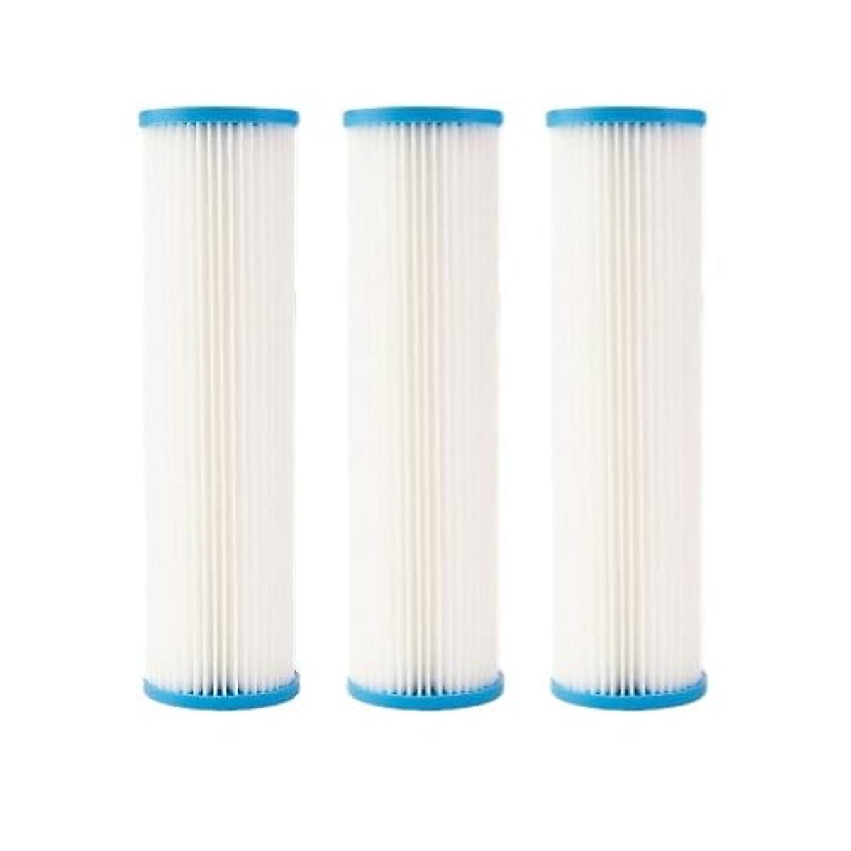 Watts Pack of 3 Filter (WPC0.35-975) 9.75"X2.75" 0.35 Micron Pleated Sediment Filters by IPW Industries Inc.