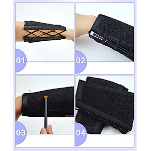Pinkiou Makeup Remover Color Cleaner Armband Cleaning Arm Sponge Switch For Makeup Brush Color Dedicated Washing Tool