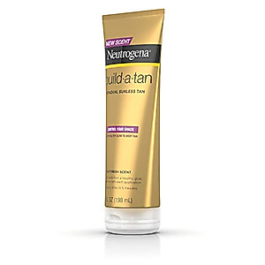Neutrogena Build-A-Tan Gradual Sunless Tanning Lotion, Lightweight Self-Tanning Body Lotion for a Healthy Glow or Deep Tan, 6.7 fl. oz