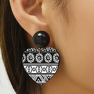 Silk Screen Stencils for Polymer Clay, Reusable Silkscreen Print Leaf Flower Polymer Clay Silkscreen Tool for Printing on Clay & Other Jewelry Clay Earrings Decoration