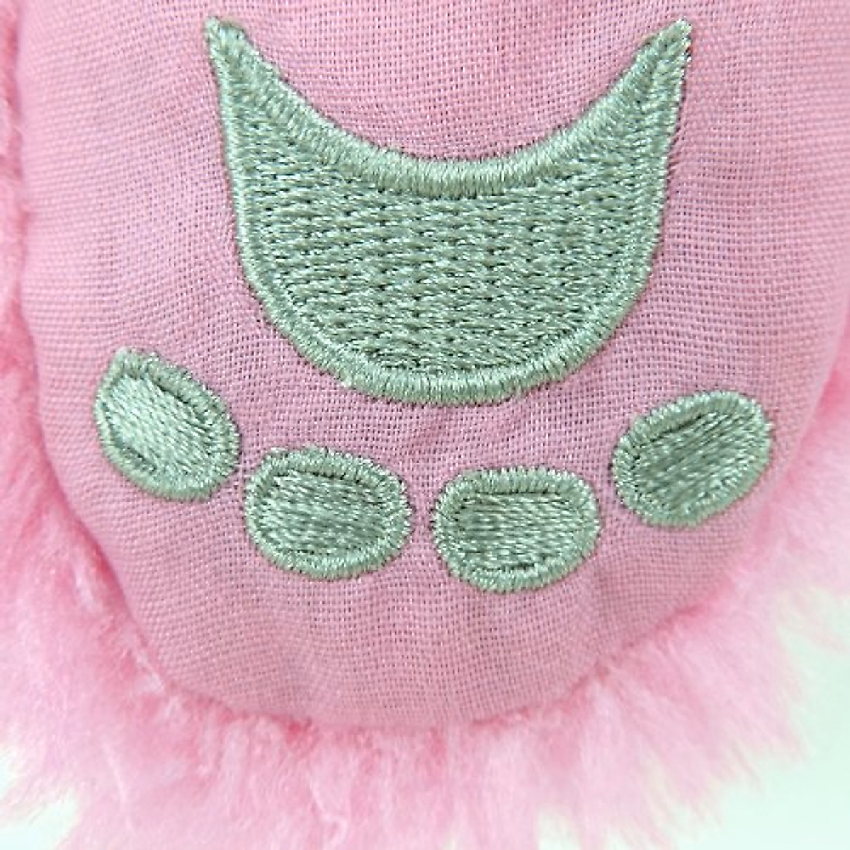 Sophia's 18" Doll 4 pc. Winter Outfit with Hot Pink Nylon Zipped Jacket, Bear Faux Fur Hat and Boots, and Hot Pink and Gray Striped Leggings