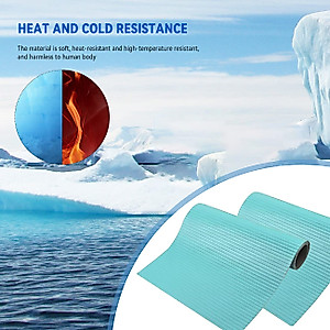 YUEWO 2 Rolls Swimming Pool Ladder Mat, Non-Slip Pool Step Mat, Protective Pool Ladder Pad Step Mat with Non-Slip Textur for Above Ground Swimming Pool Steps (Green, 9x36in)