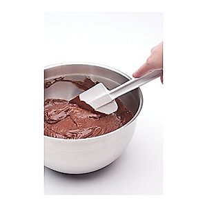 Rubbermaid Commercial Products Cold Temperature Scraper Spatula, White, 9.5 Inch, Clean-Rest Design (FG1901000000)