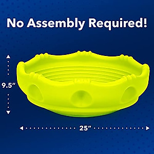 Simplay3 Two Sided Rock Around Wobble Disk and Climbing Dome for Toddlers and Kids - Rocking and Climbing - Indoor/Outdoor - Green, Made in USA