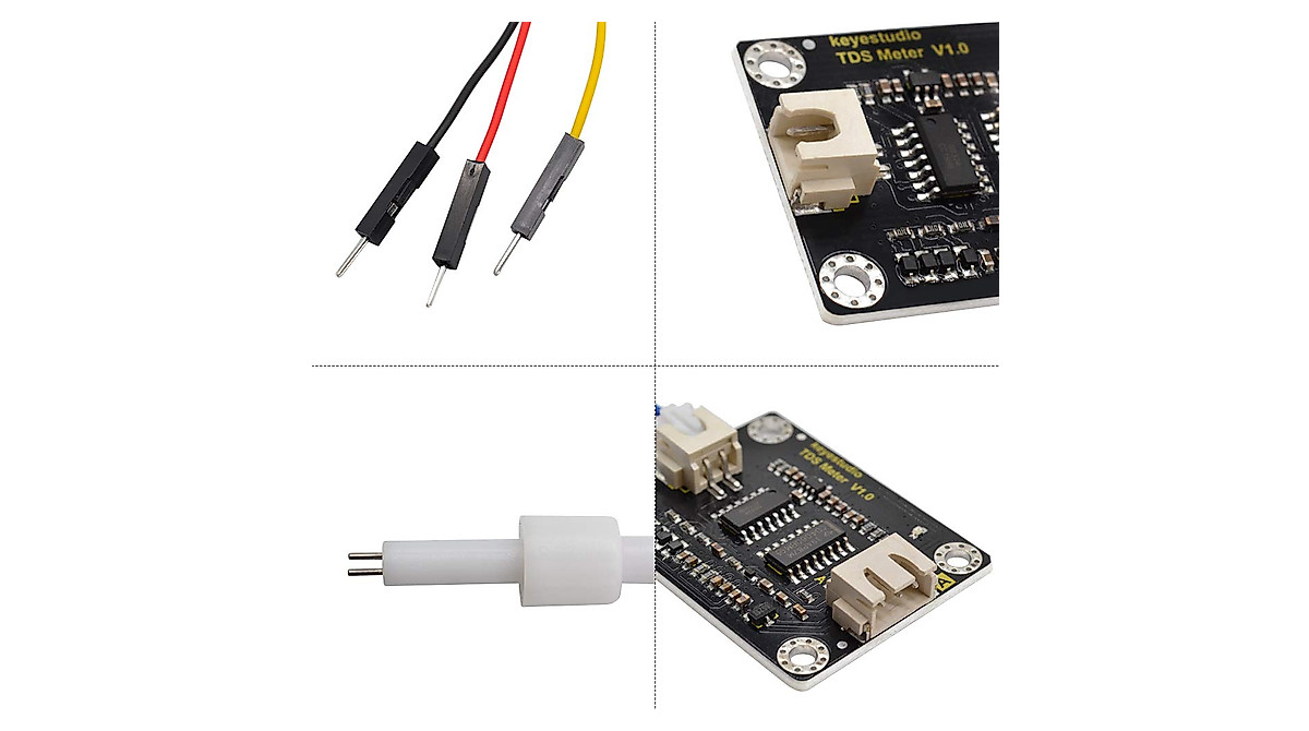 KEYESTUDIO TDS Water Quality Sensor for Arduino - Easy to Use & Accurate