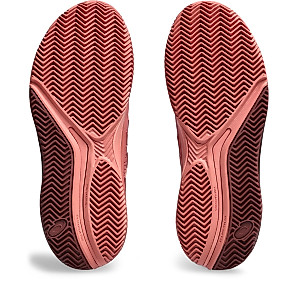 ASICS Women's Gel-Resolution 9 Clay Tennis Shoes, 10.5, Light Garnet/White