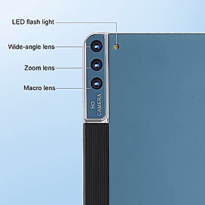 aqxreight HD Tablet, 8MP Front 16MP Rear 5G WiFi Octa Core Processor 100-240V Tempered Glass 4G Calling Tablet for Android 11 for Learning (U.S. regulations)