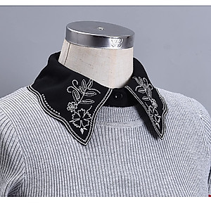 WENLOOY Fake Collar Detachable Blouse Dickey Collar Half Shirts Faux False Collar for Women & Girls Favors