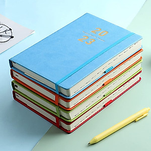 Zerodeko 2023 Calendar Notebook 365 Day Journal Notepad Schedule Book Daily Weekly Appointment Book Time Management Manual Planner