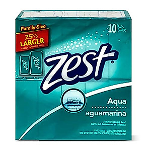 Zest Aqua Soap 5 oz, 10 count
