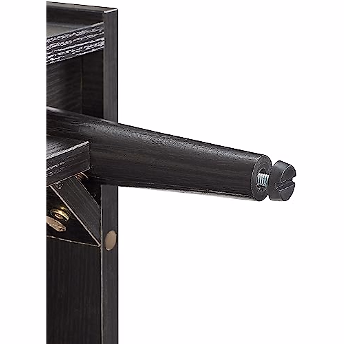 Crosley Furniture Liam Vinyl Record Storage Stand, Tiered Storage Shelves for Records, Black