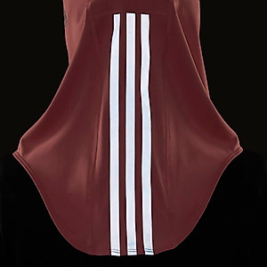 adidas womens Run Icons 3-stripes Sport Hijab Wonder Red Medium