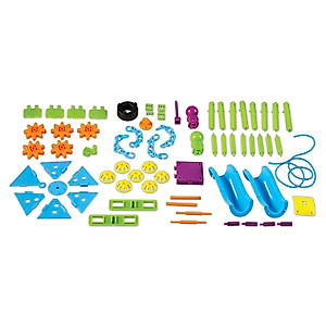 Learning Resources Playground Engineering & Design STEM Set - 104 Pieces, Ages 5+ STEM Toys for Kids, Construction Toys
