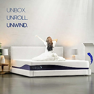 Miree 12-inch Queen Memory Foam Mattress - CertiPUR-US Certified - Bed-in-a-Box