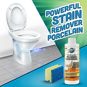 Megabrite Toilet Bowl Stain Remover | Porcelain Sink, Tub & Bowl | Concentrated Formula Removes Hard Water Rings, Rust, Lime & Mineral Deposits | Septic Safe | Citrus Scent 9 oz
