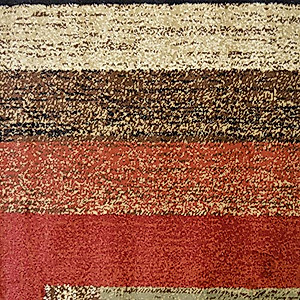 Rustic Lodge, Panel Area Rug, 26" W x 39" L, Multi 3783