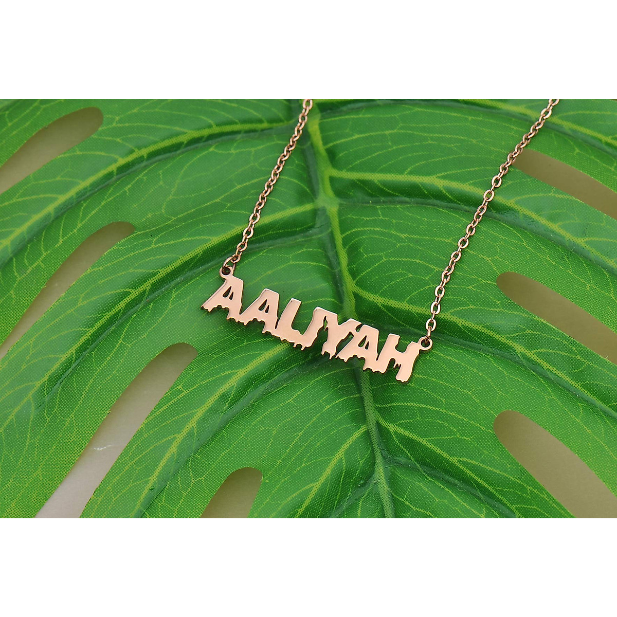 GR859C Custom Name Necklace for Womens Customized Jewelry Halloween Thanksgiving Cobi
