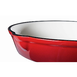 Eternal Living Enameled Cast Iron 8" Fry Pan Red