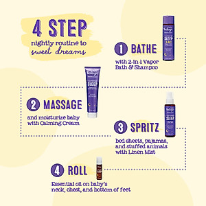 Oilogic Baby Lotion - Slumber & Sleep Calming Cream for Babies & Toddlers - Relaxing & Moisturizing with 100% Pure & Natural Essential Oil Blend - Lavender and Chamomile Oil