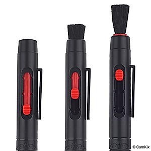 Camera Lens Cleaning Kit - Air Blower, Cleaning Brush, 2in1 Lens Cleaning Pen, 50 Individually Wrapped Wet Tissues and 4 Microfiber Cloths