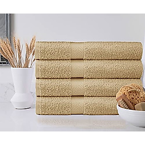COTTON CRAFT Simplicity Bath Towels Set -7 Pack- 27x52-100% Cotton Bath Towel - Lightweight Absorbent Soft Easy Care Quick Dry Everyday Luxury Hotel Spa Gym Shower Beach Pool Camp Travel Dorm - Linen