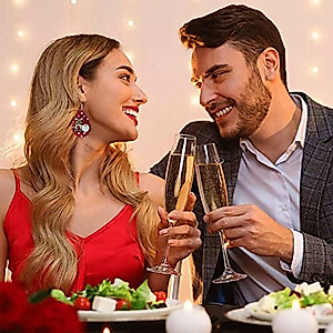 Fzbali Valentine's Day Gnome Heart Red Pink Faux Leather Drop Black Striped Buffalo Plaid Dangle Earrings Zebra Leopard Teardrop Cheetah Polka Dots Jewelry for Women Set of 12