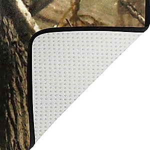 Hunting Camo Area Rug 5'x 7', Educational Polyester Area Rug Mat for Living Dining Dorm Room Bedroom Home Decorative