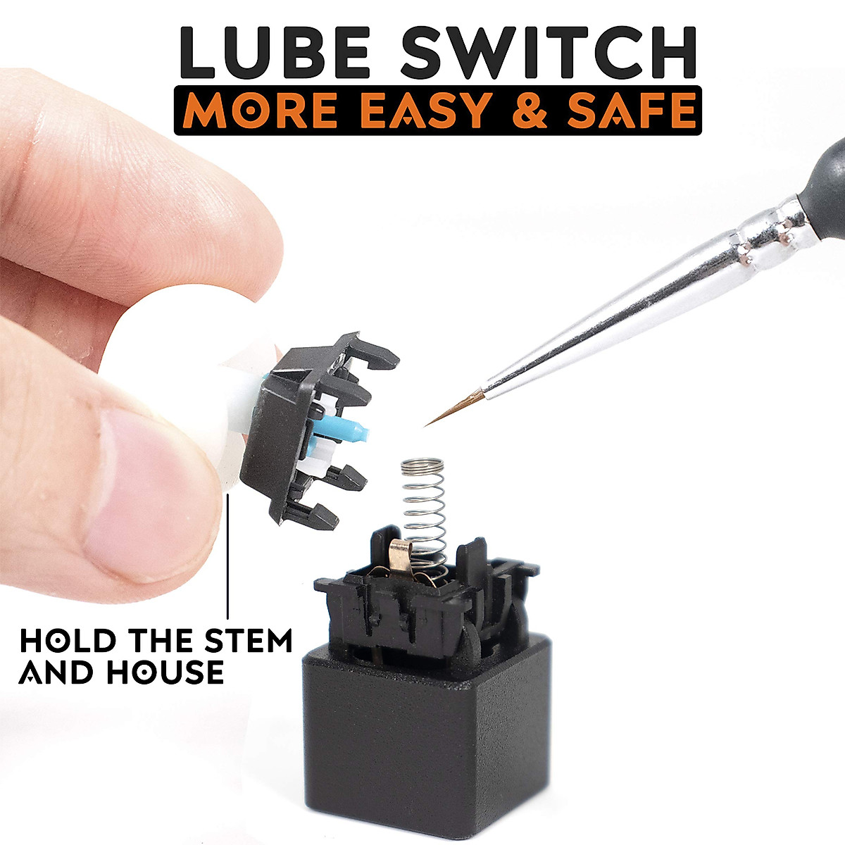 Byhoo Metal Cherry MX Switches Metal Switch Opener Tester Kits for Mechanical Keyboard 3PCS Aluminum Switch Open Tool Suit for Lube Switch Accessories for Gaming Keyboard Gamer…