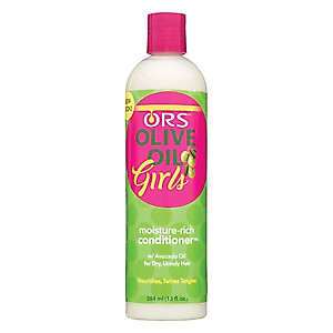 ORS OLIVE OIL GIRLS Moisture-Rich Conditioner with Avocado Oil 13 Ounce (Pack of 1)