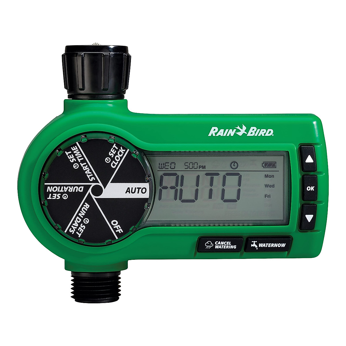 Rain Bird 1ZEHTMR Professional Grade Electronic Digital Hose End Timer/Controller, One Zone/Station, Battery Operated