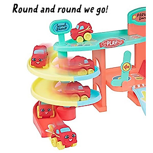 Lots to Play Toys - Multi-Story Baby Car Parking Garage - JC Toys