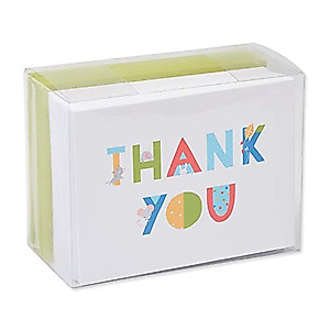 American Greetings Baby Shower Thank You Cards with Envelopes, Baby Icons (50-Count)