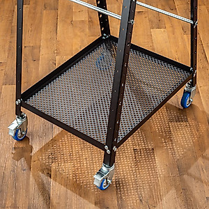 Perforated Steel Bottom Shelf for Rockler Pack Rack Plus