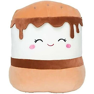 Rare 16" Squishmallows Carmelita S'mores Plush - Official Kellytoy Ultrasoft Stuffed Animal Toy