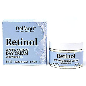 Delfanti-Milano • RETINOL ANTI-AGING Day Face Cream • with Vitamin C • Made in Italy