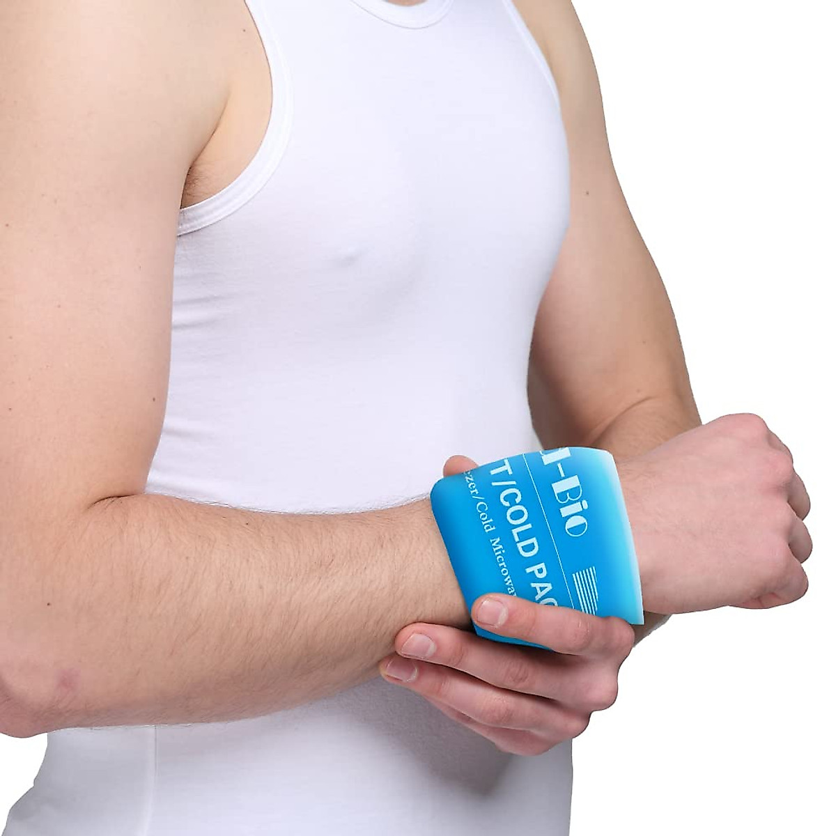 Reusable Hot and Cold Gel Ice Packs for Injuries, (2 Packs) Flexible Soft Ice Packs for Pain Relief, Migraines, First Aid, Kids Boo Boo, Gel Ice Pack for Knee, Neck, Wrist, Ankle, Elbow, 12.2" x 4.7"