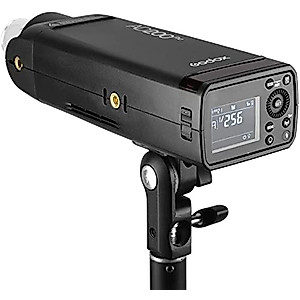 Godox AD200 Pro AD200Pro Flash for Sony Canon Nikon Fujifilm Fuji Olympus Cameras,TTL 2.4G HSS 1/8000s,2900mAh Battery,500 Full Power Flashes,0.01-1.8s Recycling,Bare Bulb/Speedlite Fresnel Flash Head