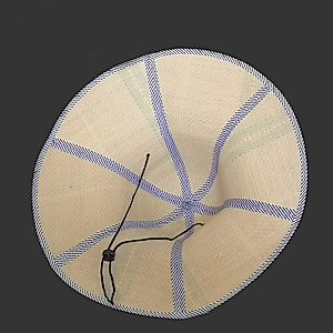 YYJINGYOU Straw hat Sun Hats for Men Beach hat Straw Life Jacket Sunhat Foldable and Rolled up Yellow, 5 1/8-5 3/8