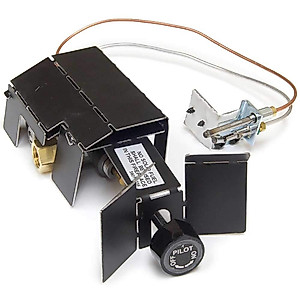 Peterson Fyreside 24-inch Live Oak Log Set with Vented Burner, Auto-Safety Pilot Control Valve and Gas Connection Kit (Propane Gas Only)