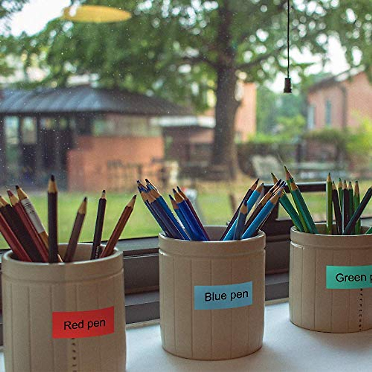 Label KINGDOM Label Tape 18mm 0.7 Laminated Tape Replacement Brother TZe-241 TZe141 TZe 641 TZe441 TZe541 TZe741 3/4 Inch Tape for Ptouch D400 D600 1880 Label Maker, 6-Pack