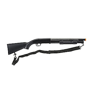 Airsoft Shotgun with Full Metal Barrel Single Shot Pump Action 300 FPS (Airsoft Gun)