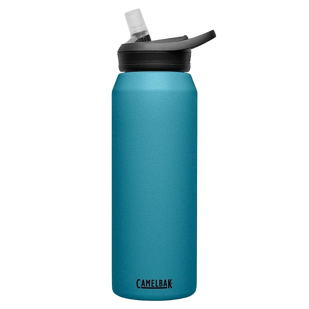 CamelBak eddy+ Water Bottle with Straw 20oz - Insulated Stainless Steel, Larkspur