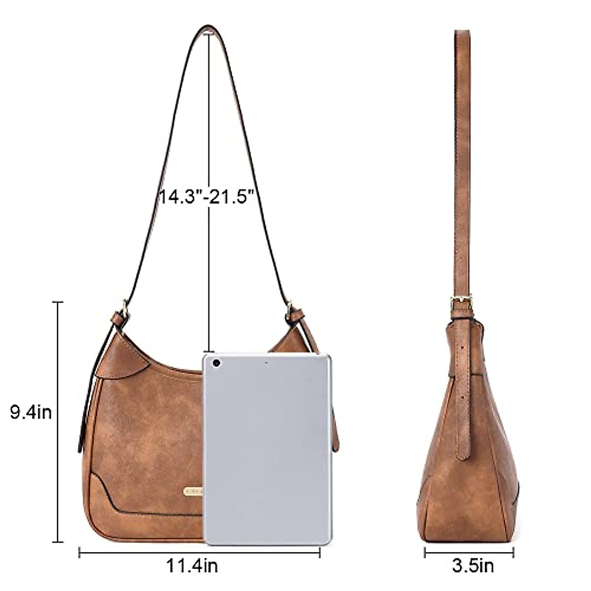 CLUCI Crossbody Bags for Women Leather Crossbody Purse Hobo Handbags Shoulder Bags Designer Crossover Fashion Travel