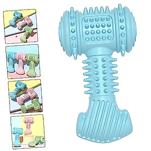 Dog Toy Cleaning Accessories Cleaning Toys Chew Toys Dog Toys Small Dogs Toys Dental Dog Chew Toy Wear-Resistant Chewing Toy Compact Chewing Toy TPR Household Set Pink Toys (Color : Sky-Blue