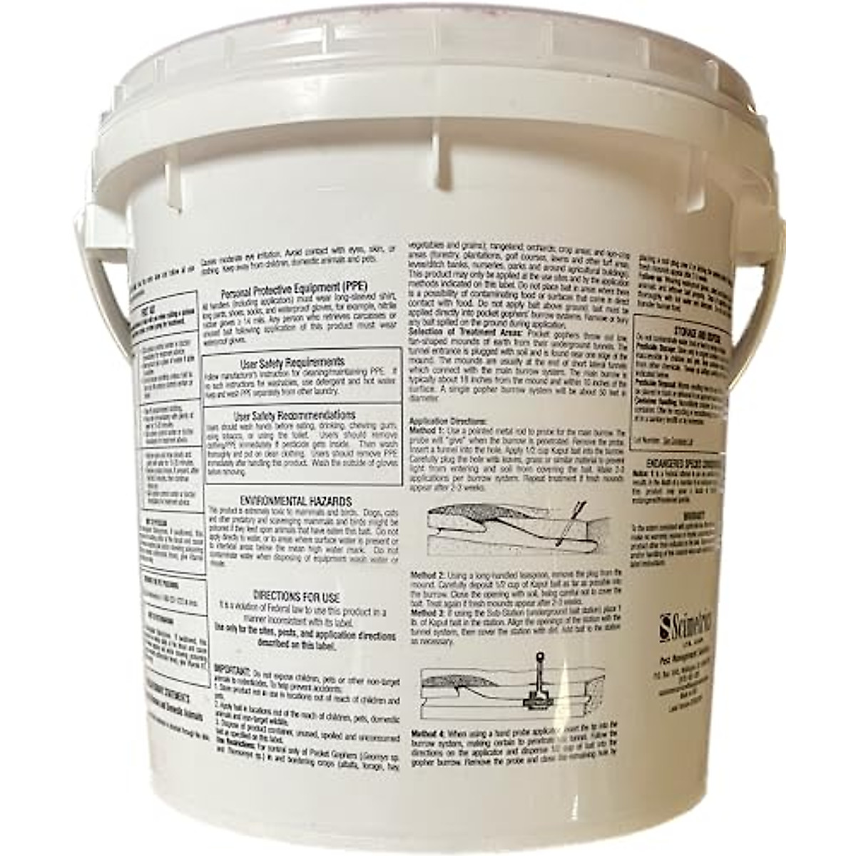 KAPUT-D Pocket Gopher Bait - 5 lb Bucket