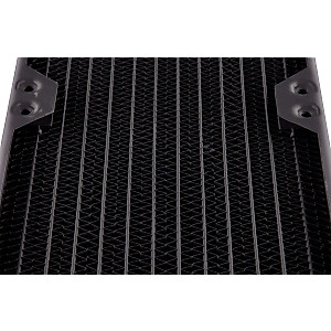 CORSAIR Hydro X Series XR5 280 mm Water Cooling Radiator (Dual 140 mm Fan Mounts, Easy Installation, Premium Copper Construction, Polyurethane Coating, Integrated Fan Screw Guides) Black